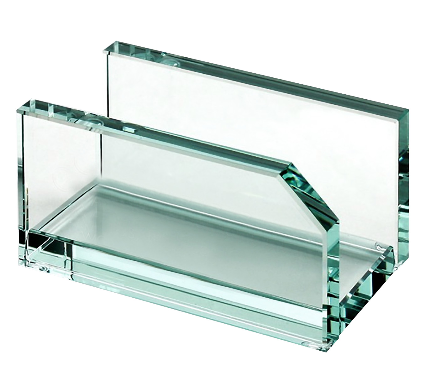 Executive Glass Business Card Holder HansonEllis