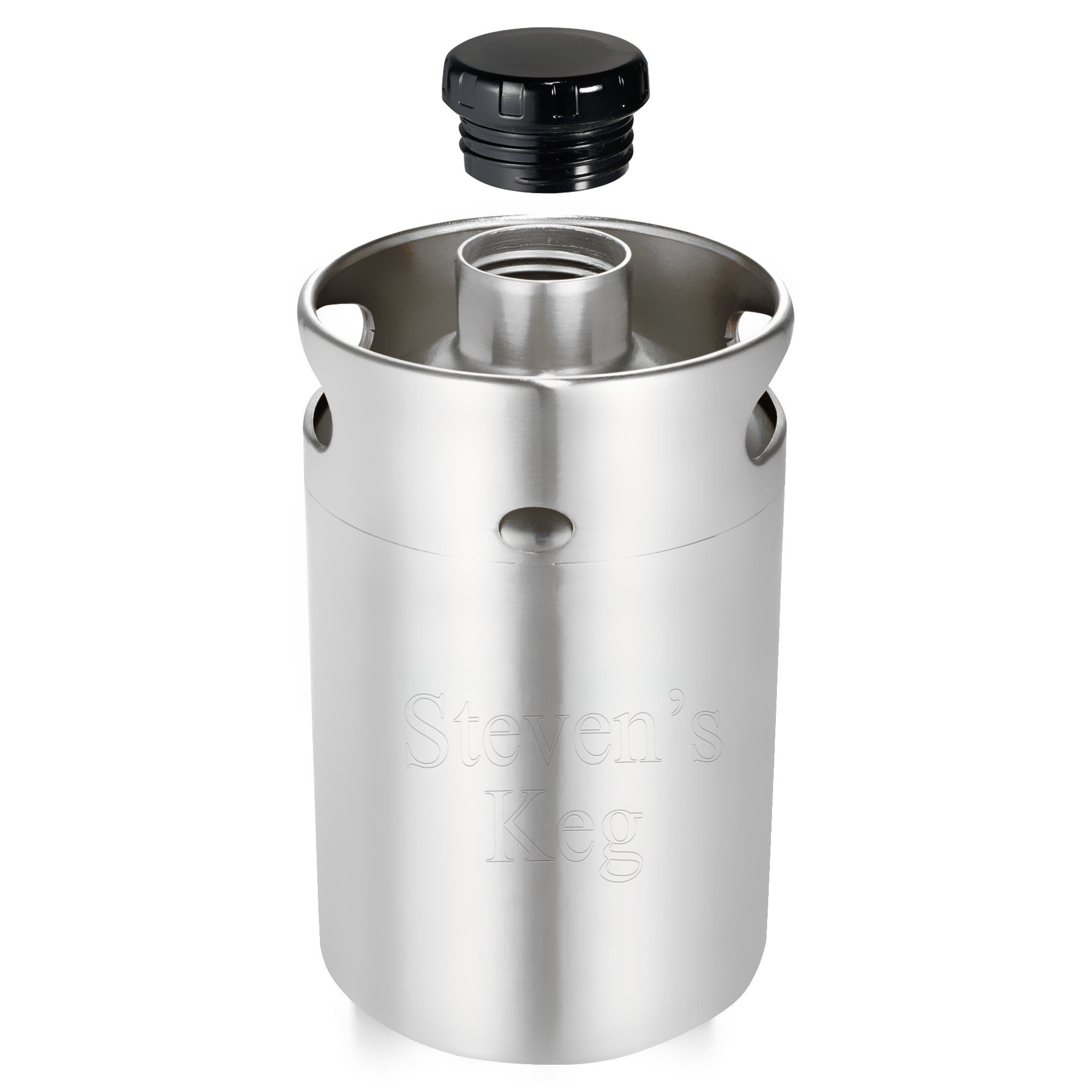64oz Stainless Steel Mini Party Growler Beer Keg: HansonEllis.com